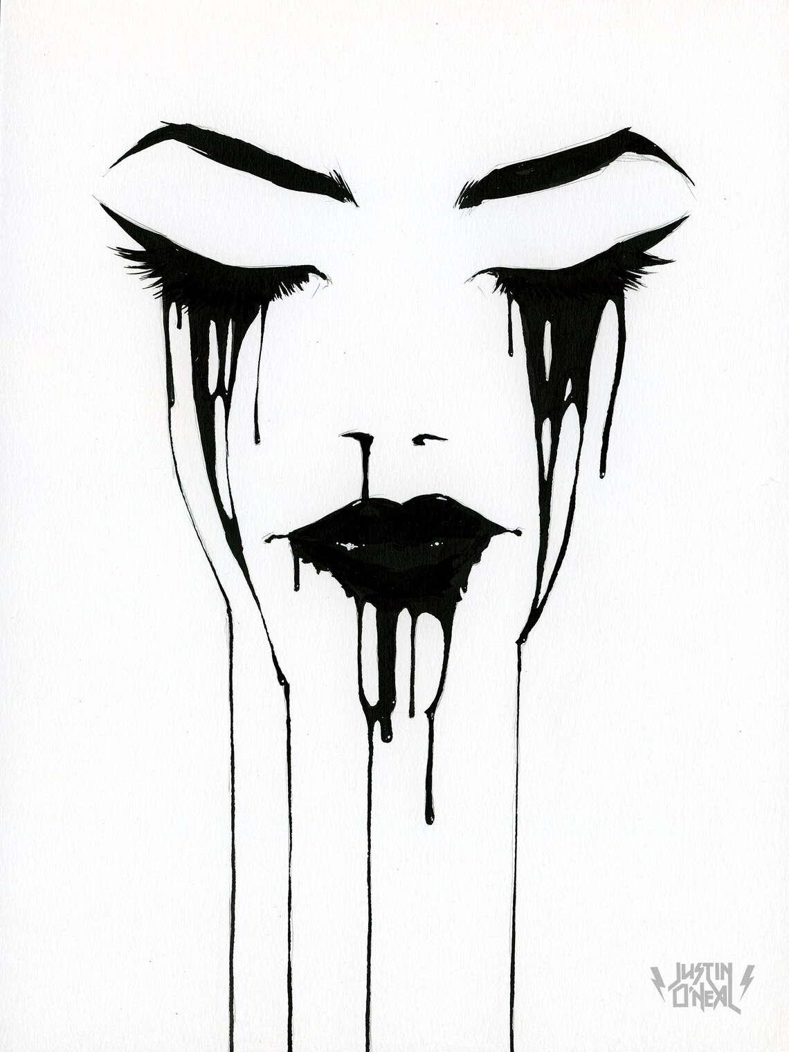 A Slipping Mask Fine Art Print 9x12 - Etsy