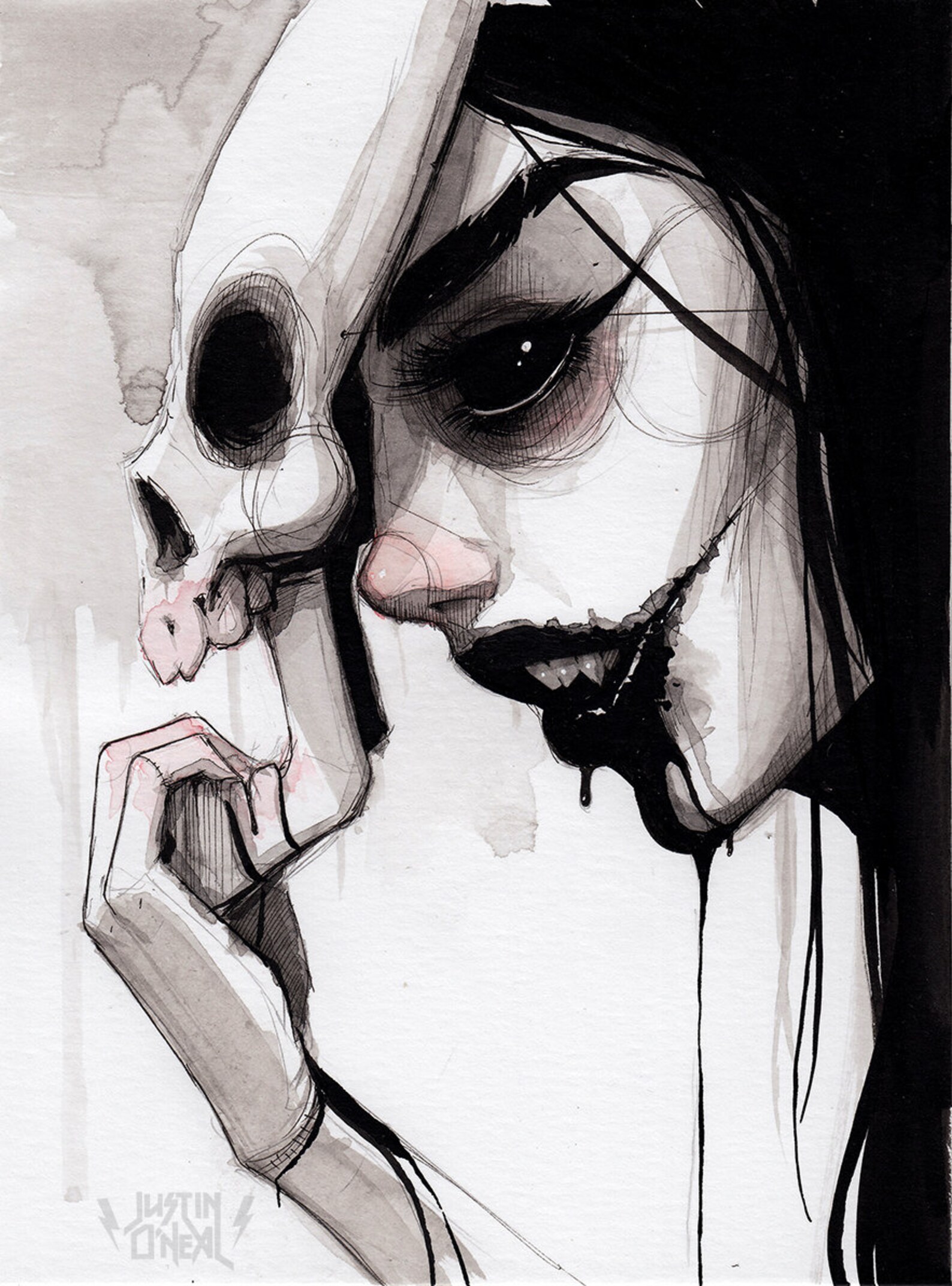 A mask fine art print 6x8 | Etsy