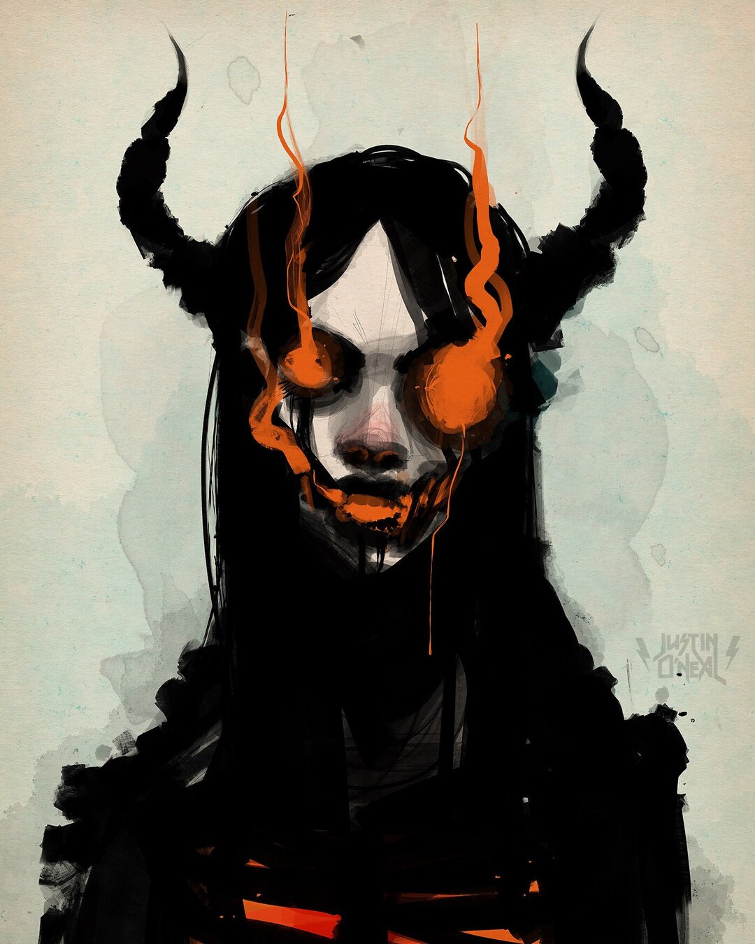 A Raging Fire Fine Art Print 8x10 - Etsy