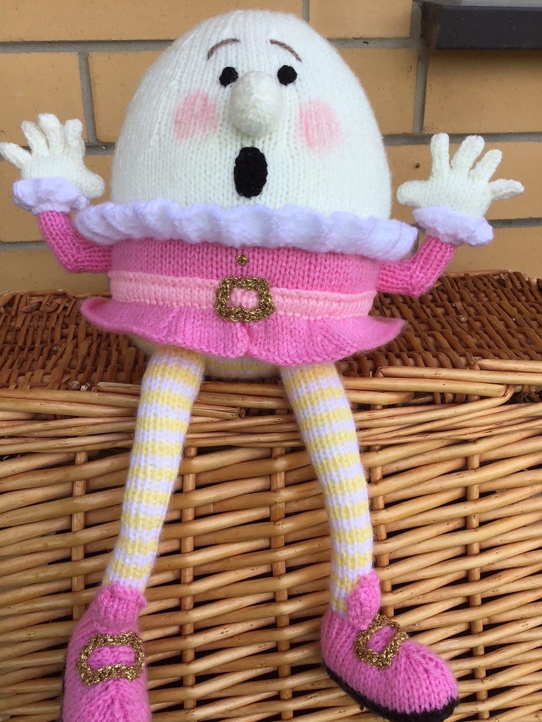Pink Humpty Dumpty an Old Nursery Rhyme Favourite as Designed - Etsy