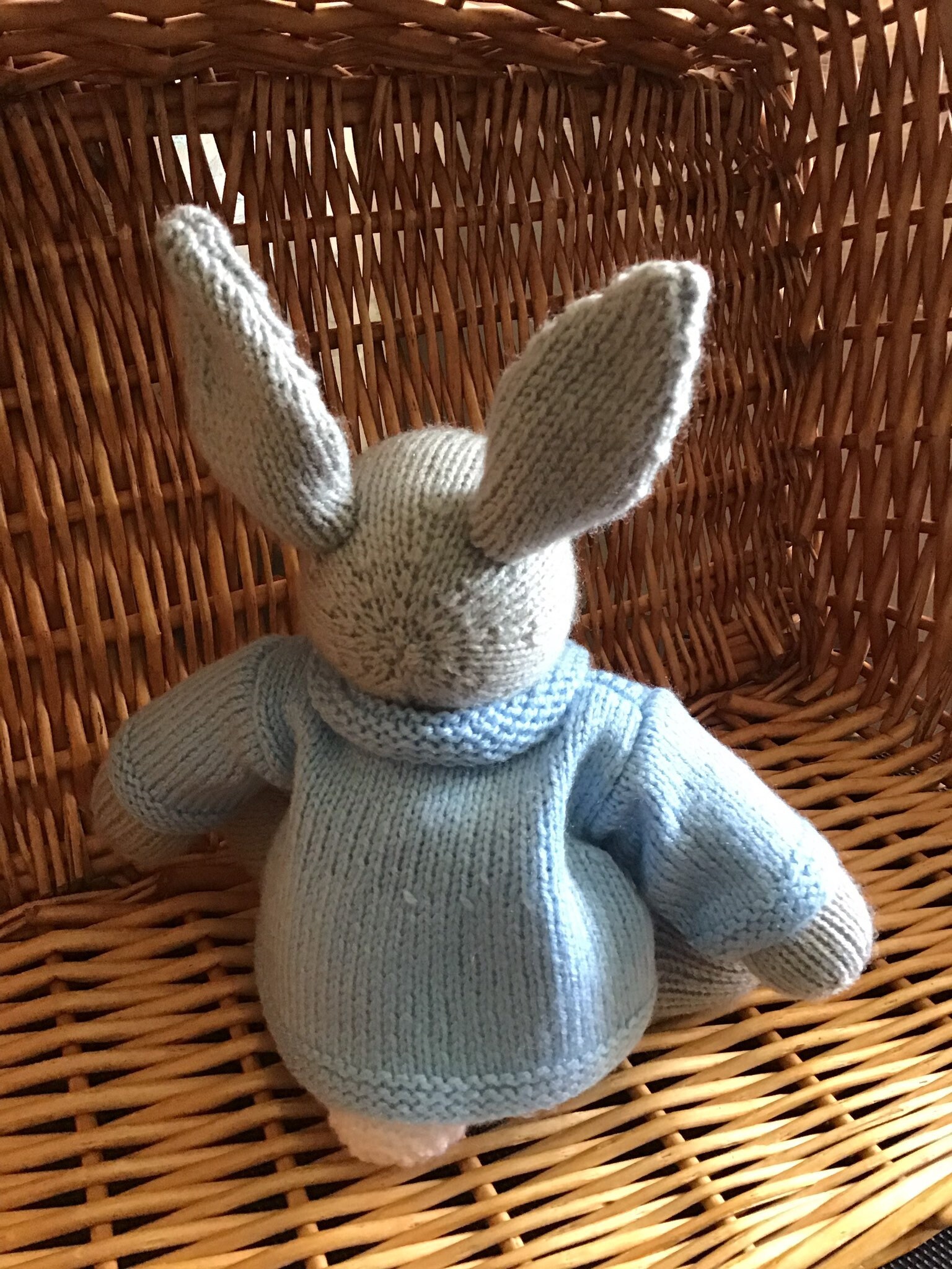 Cuddle Bunny is ready for Easter or gift for baby with his | Etsy