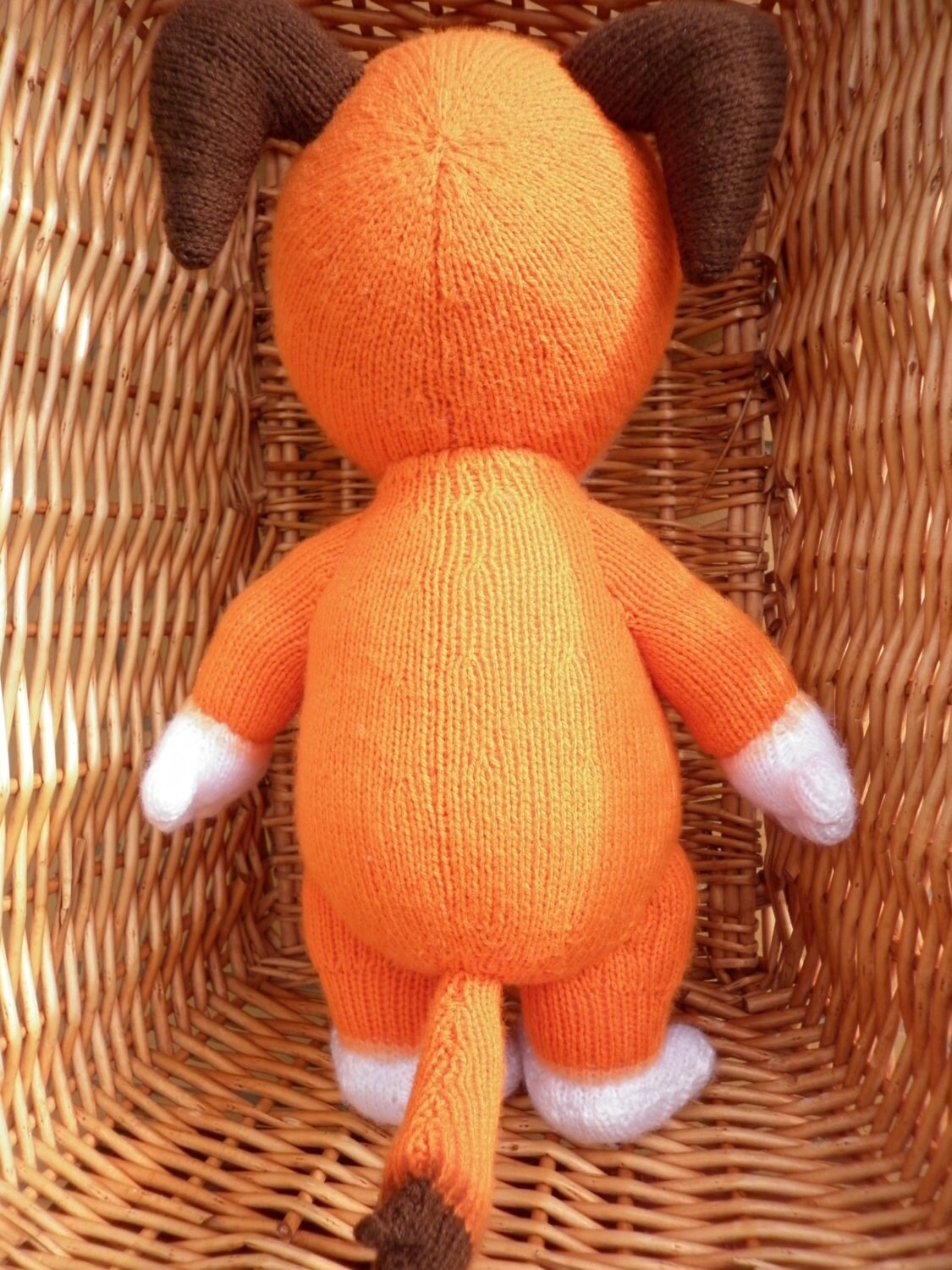 Kipper is a hand knitted toy and he is so cute and cuddly and | Etsy