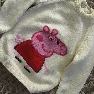 This is a "peppa Pig" Sweater in a 24 Inch Chest Which Fits ...