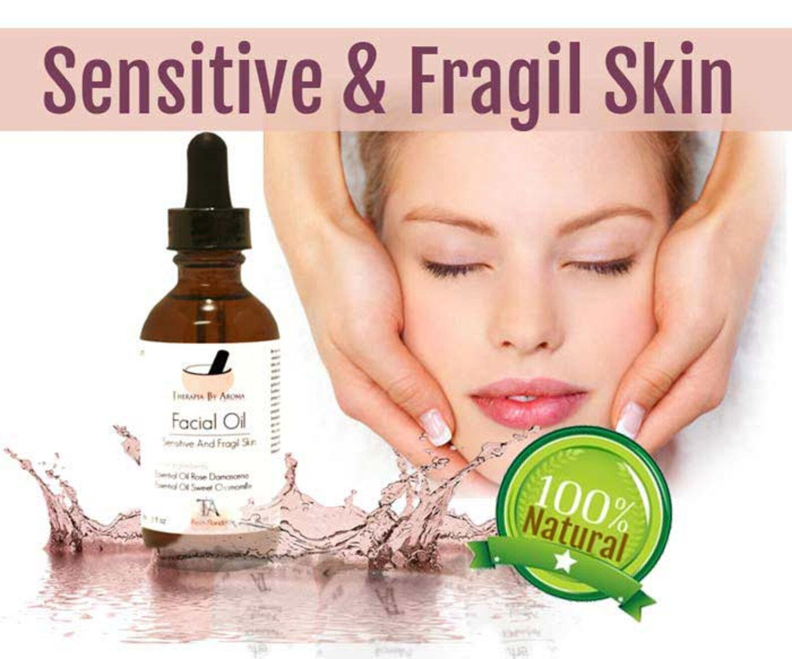 Sensitive and Fragile Skin Facial Oil Essential Oil Skin - Etsy