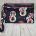 Minnie Mouse Double Zippered Pouch: Fabric & Vinyl Clutch - Etsy