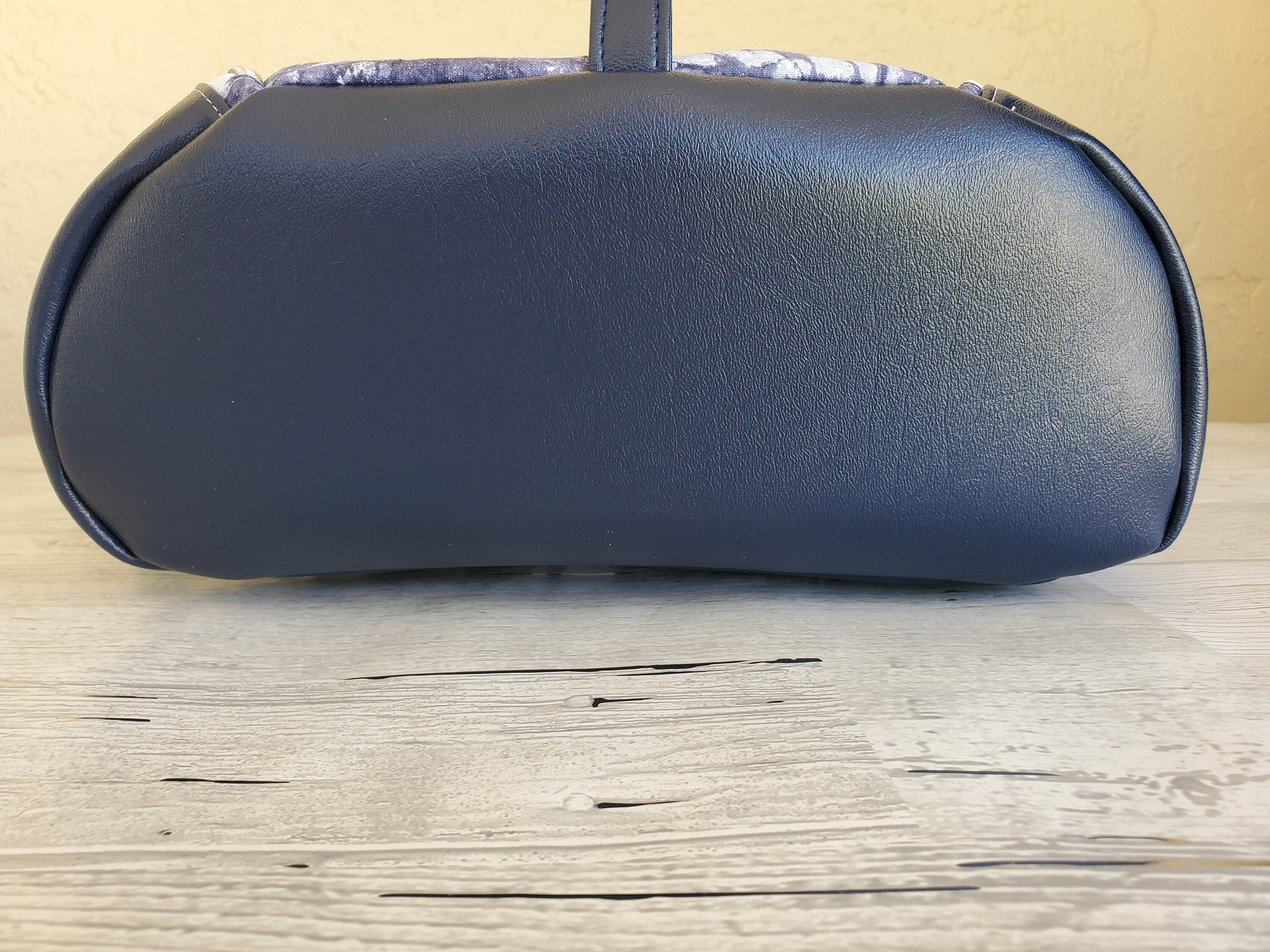 Stylish Medium Sized Backpack Purse Navy Zippered Backpack - Etsy UK