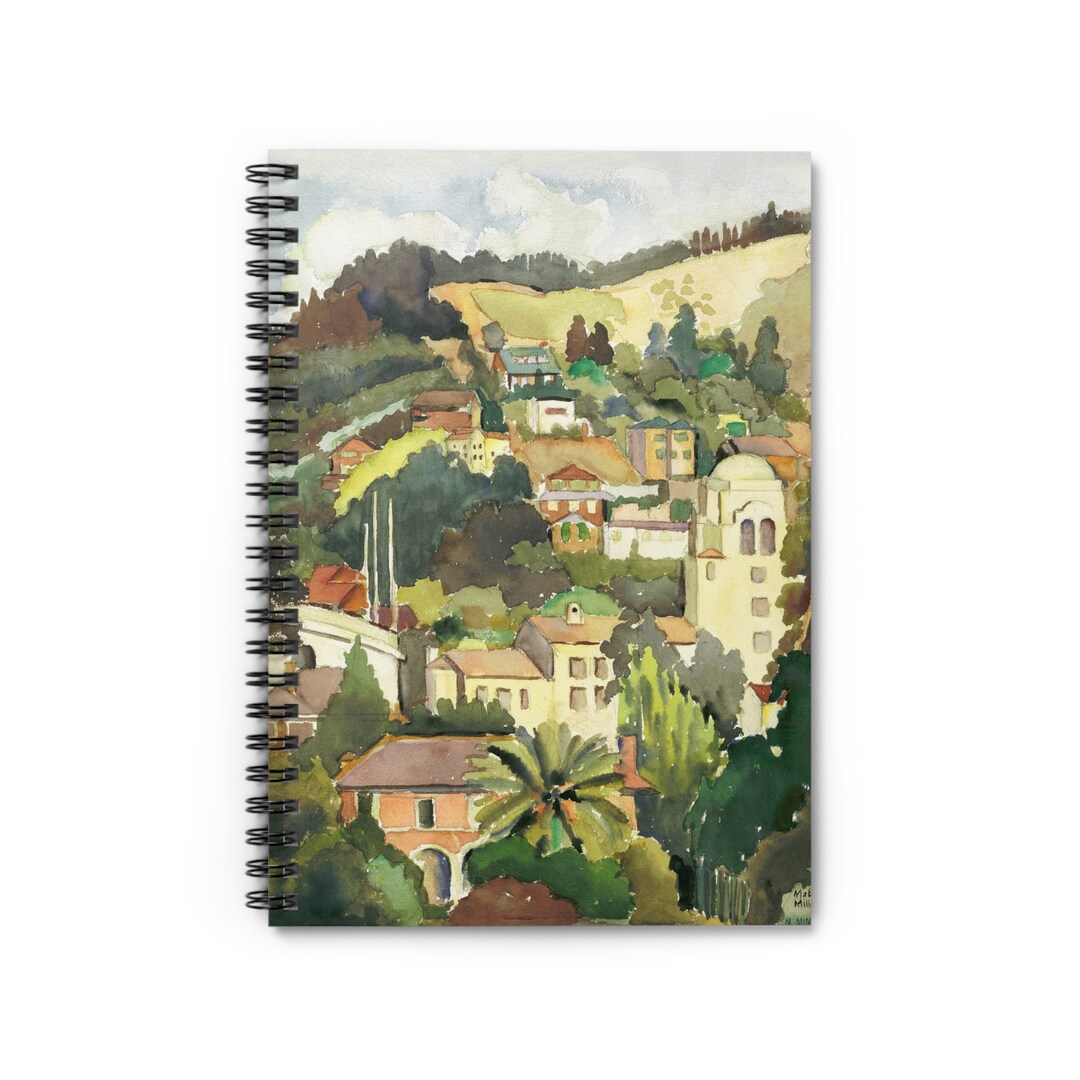 UC Berkeley Hills in 1936 Spiral Notebook - Ruled Line Paper - Etsy