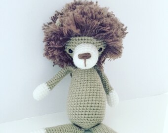 Patrón crochet León TYRION el león Amigurumi pdf tutorial