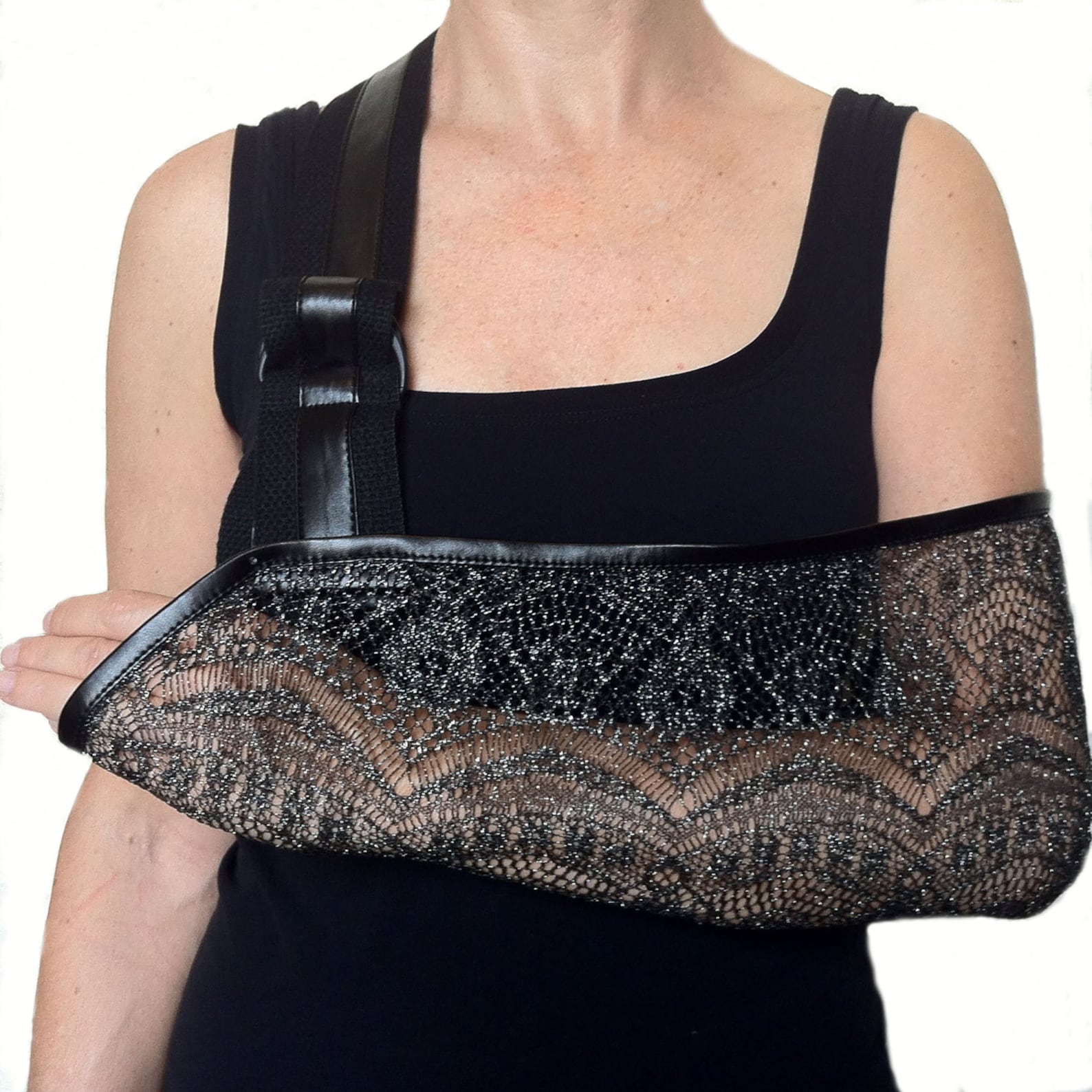 Arm Sling - Silver Shimmer Designer Fashion Arm Sling - Etsy