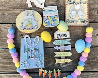 Easter Tiered Tray Decor Bundle - Etsy