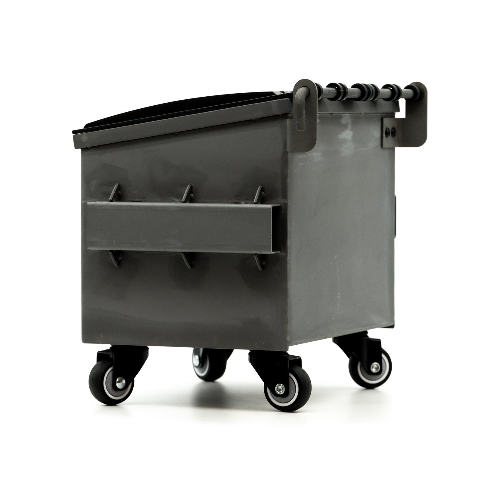 Dumpsty Raw Steel Miniature Desktop Dumpster - Etsy