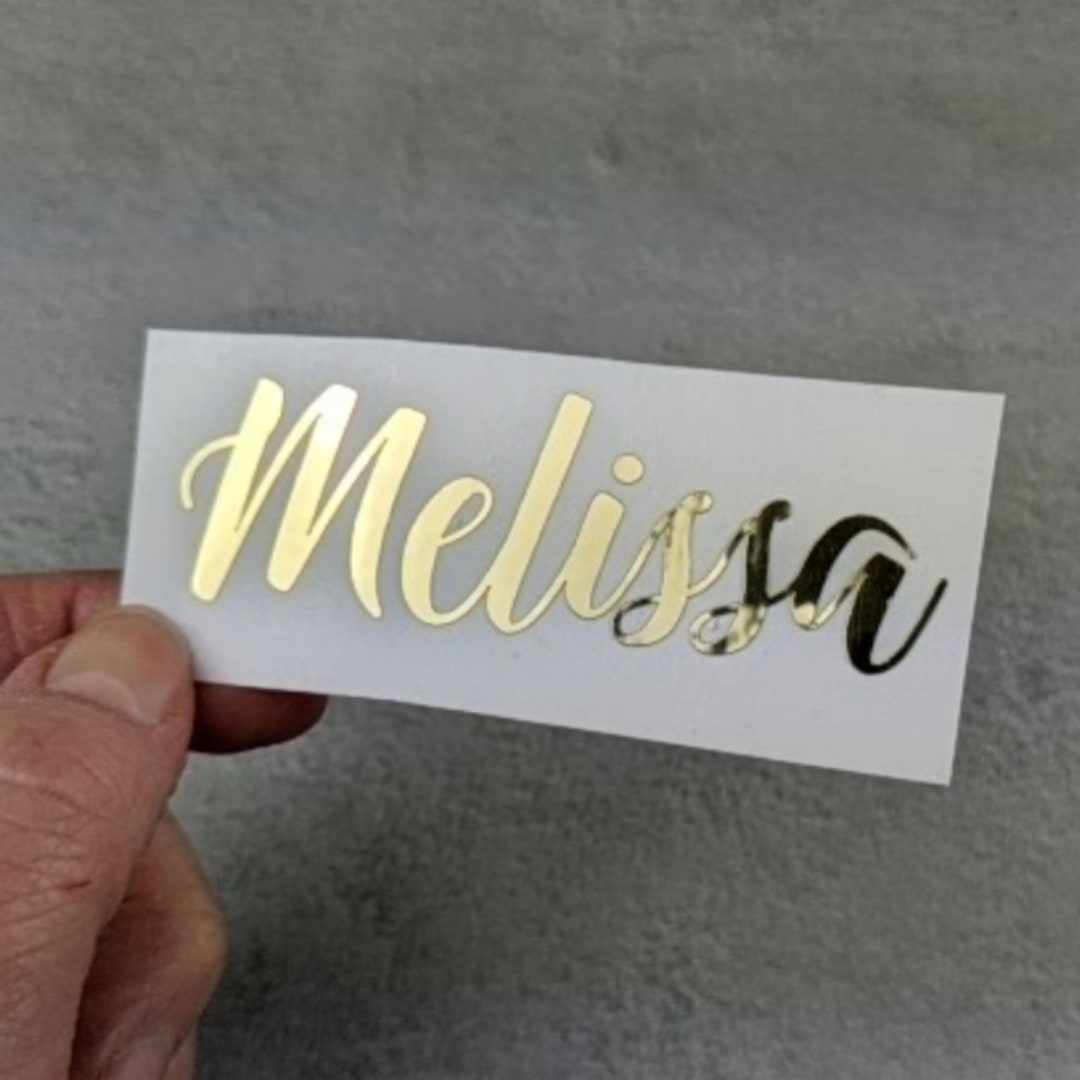 Personalised Name Vinyl Stickers, Custom Name Vinyl Decal, Bridesmaid ...