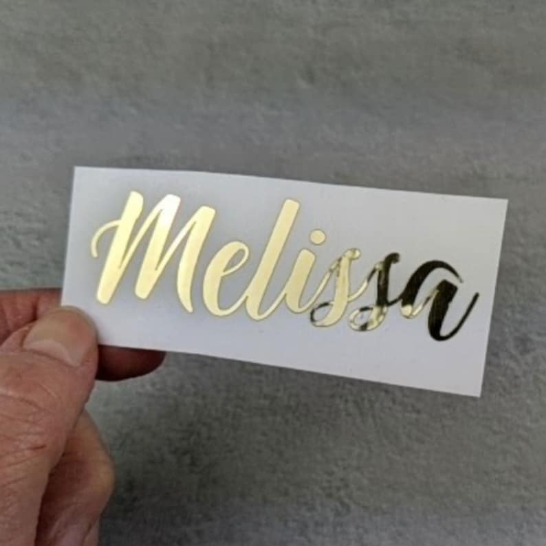 Personalised Name Vinyl Stickers, Custom Name Vinyl Decal, Bridesmaid ...