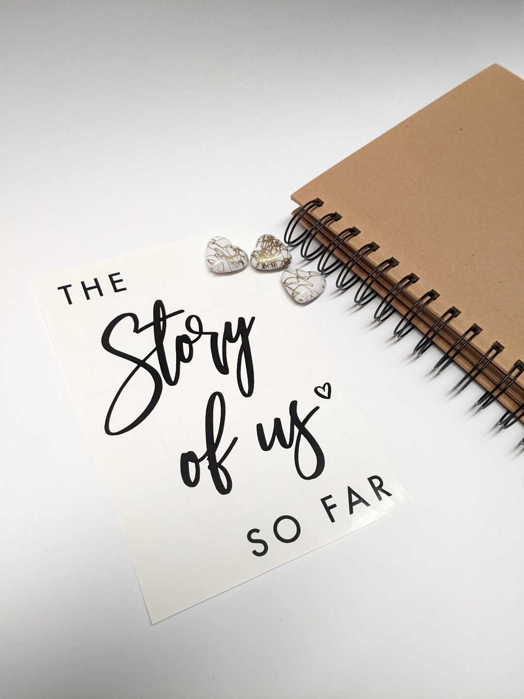 The Story of Us so Far Sticker, A4 A5 for Scrapbook Cover, Vinyl Decal ...
