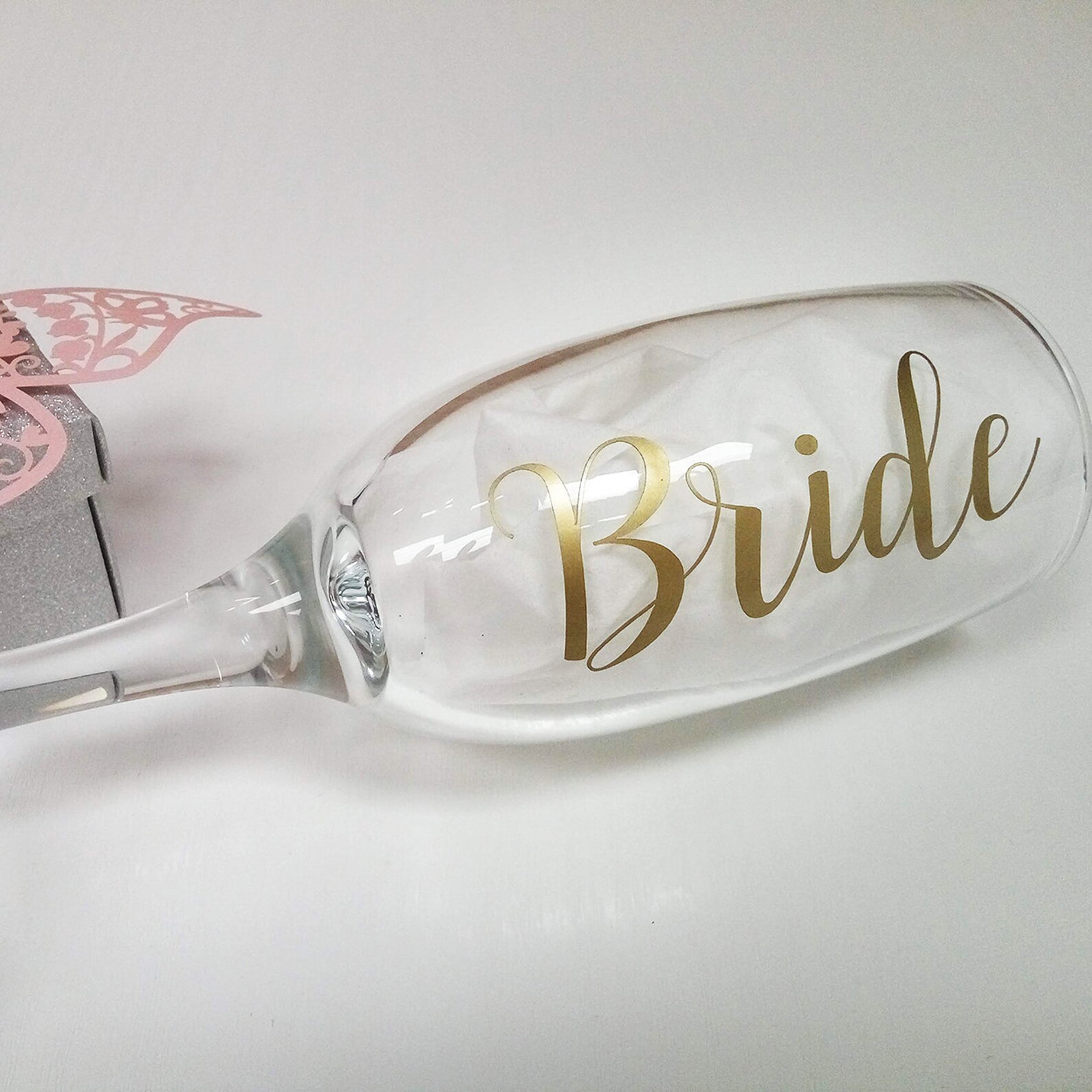 Champagne Glass Decal Wedding Name Vinyl Sticker ONLY DIY | Etsy