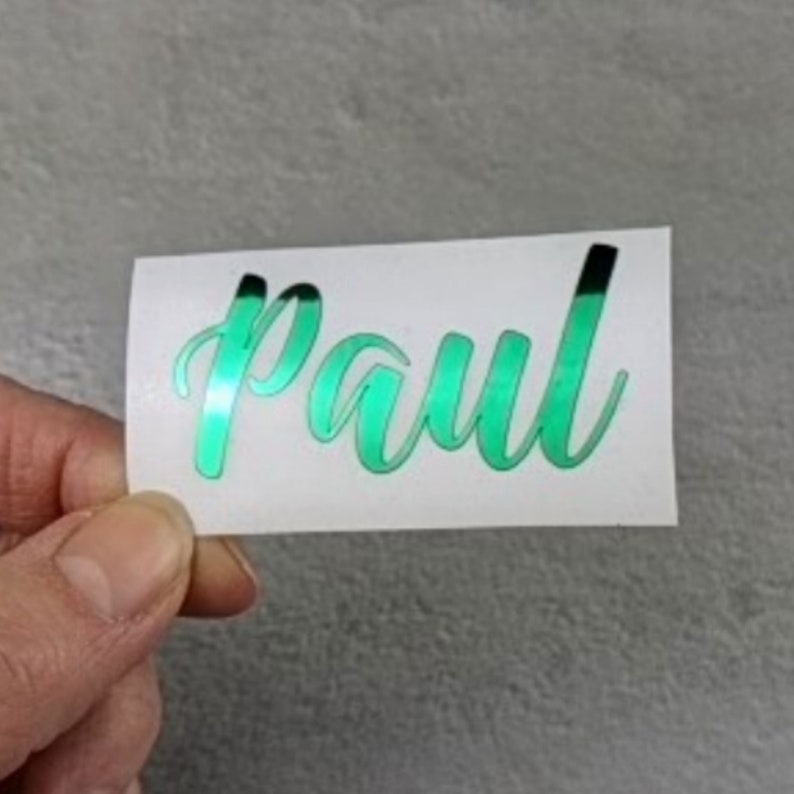 Personalised Name Vinyl Stickers Custom Name Vinyl Decal | Etsy