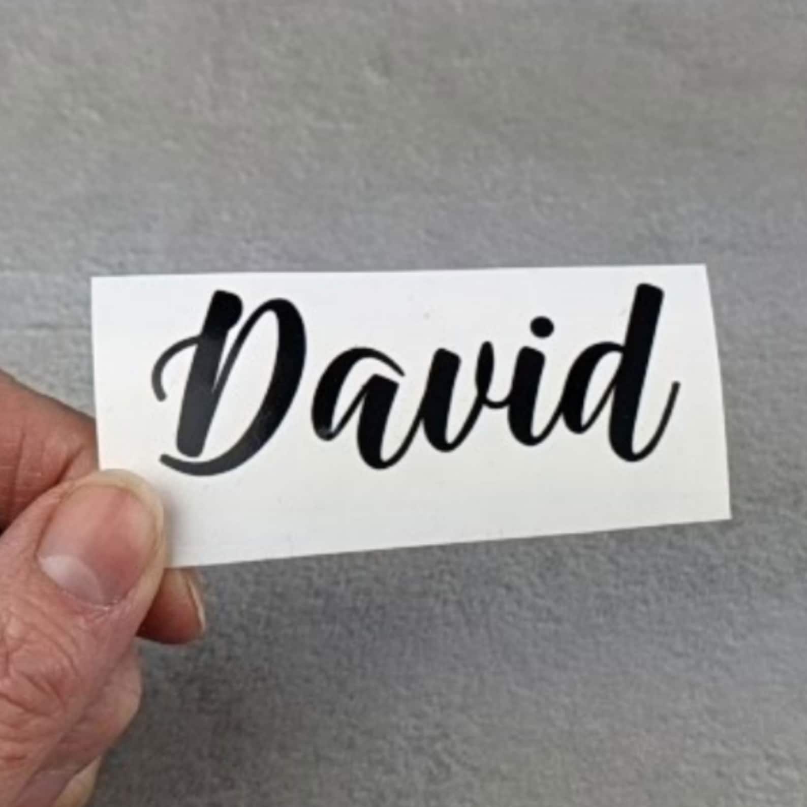 Personalised Name Vinyl Stickers, Custom Name Vinyl Decal, Bridesmaid ...