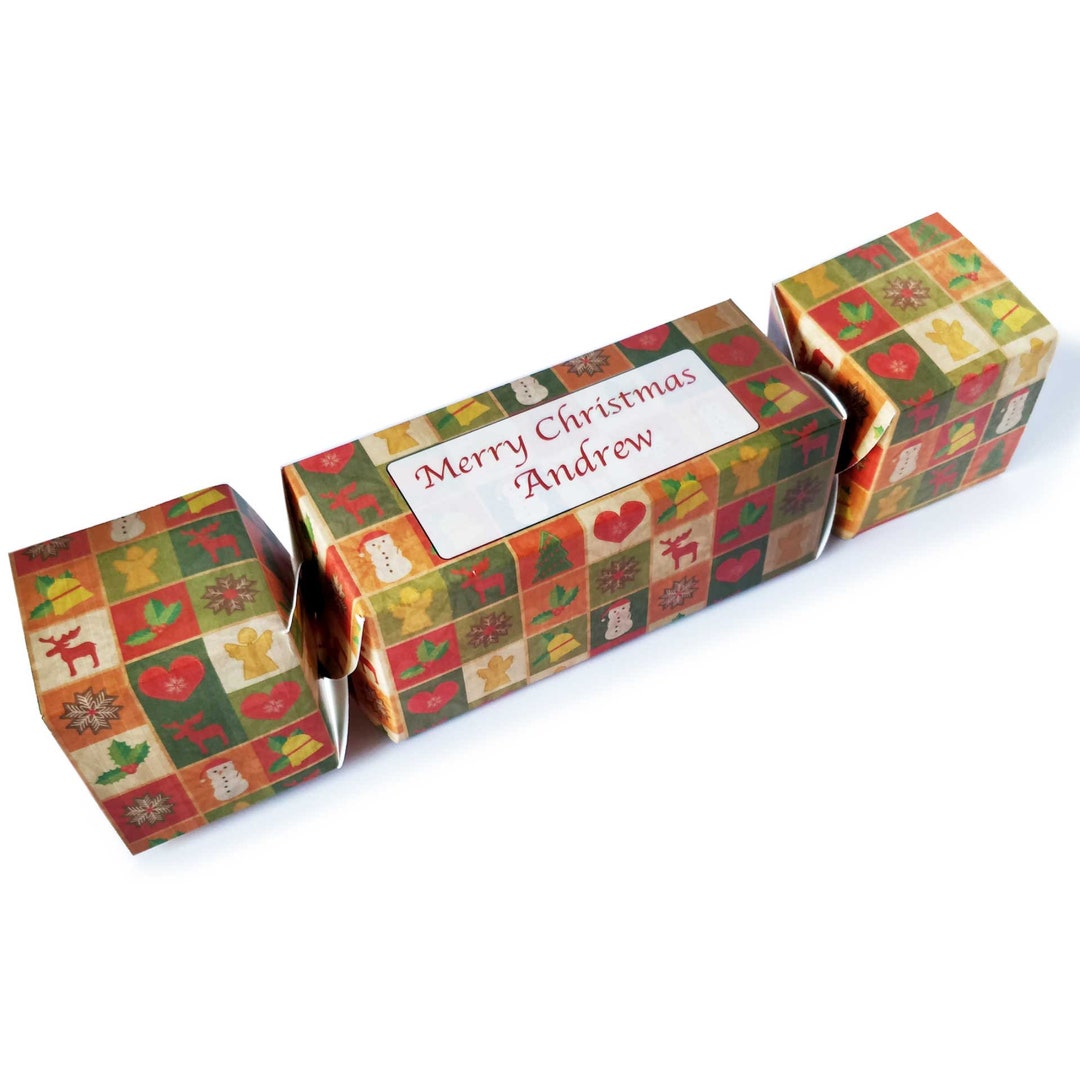 Personalized Christmas Cracker Gift Box, Twist & Fill - Etsy