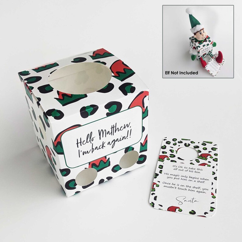 Quality Personalised Elf Arrival Box: Holiday Magic, Elf Return Kit - Etsy
