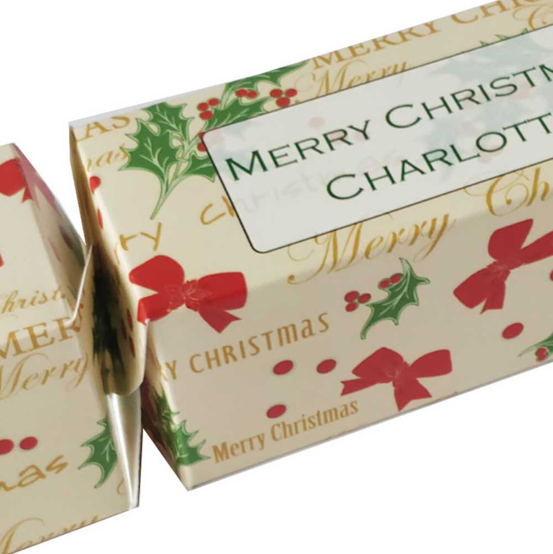 Personalised Christmas Cracker Gift Box. Fill With Your Own - Etsy