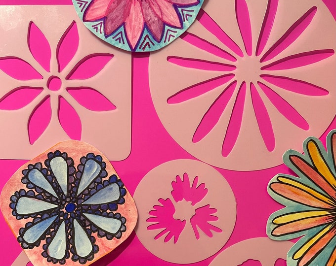 Floral Fodder Collage Watercolors - Etsy