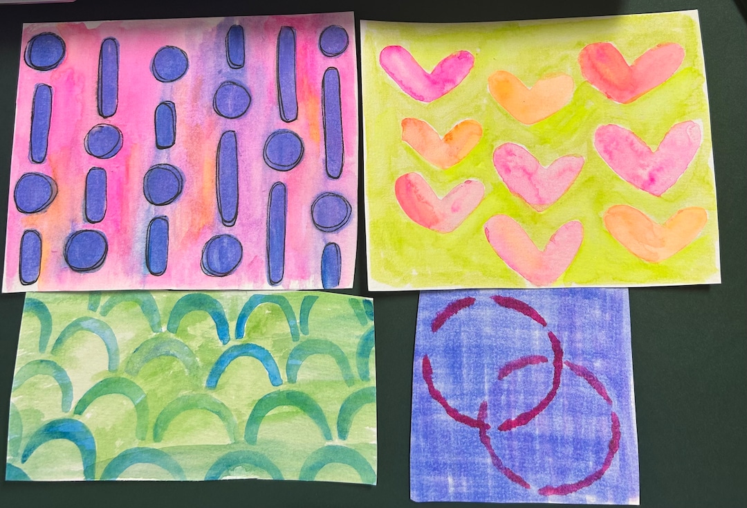 Small Pattern Stencil Set Junk Journal Stencil Set Mixed Media Stencils ...