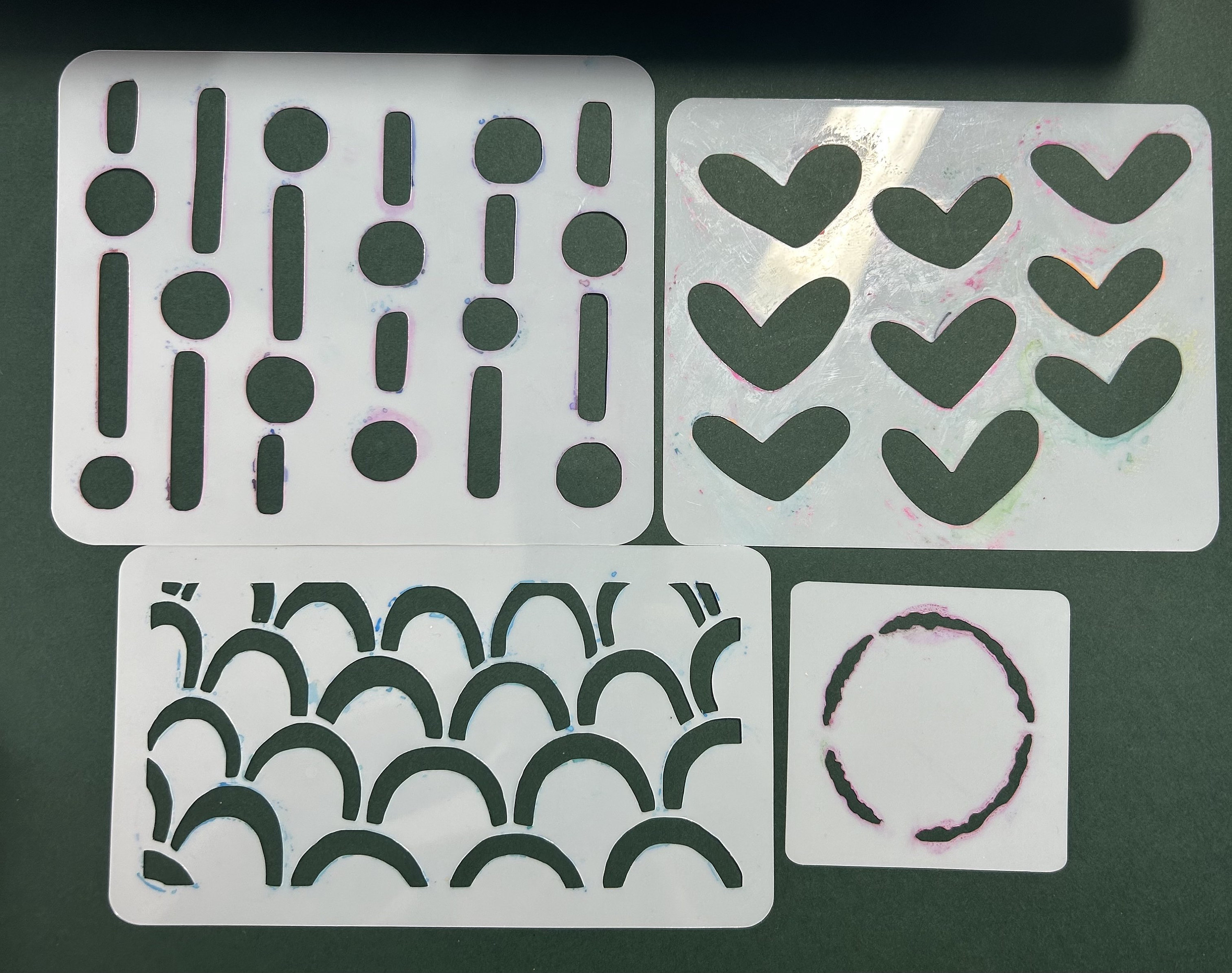 Small Pattern Stencil Set Junk Journal Stencil Set Mixed Media Stencils ...