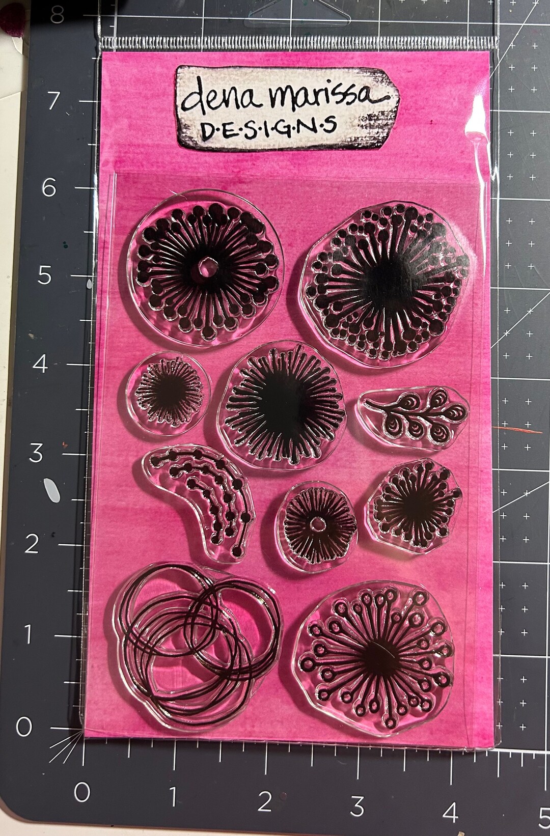 Rubber Stamp Set Cling Rubber Stamps Abstract Rubber Stamps Junk ...