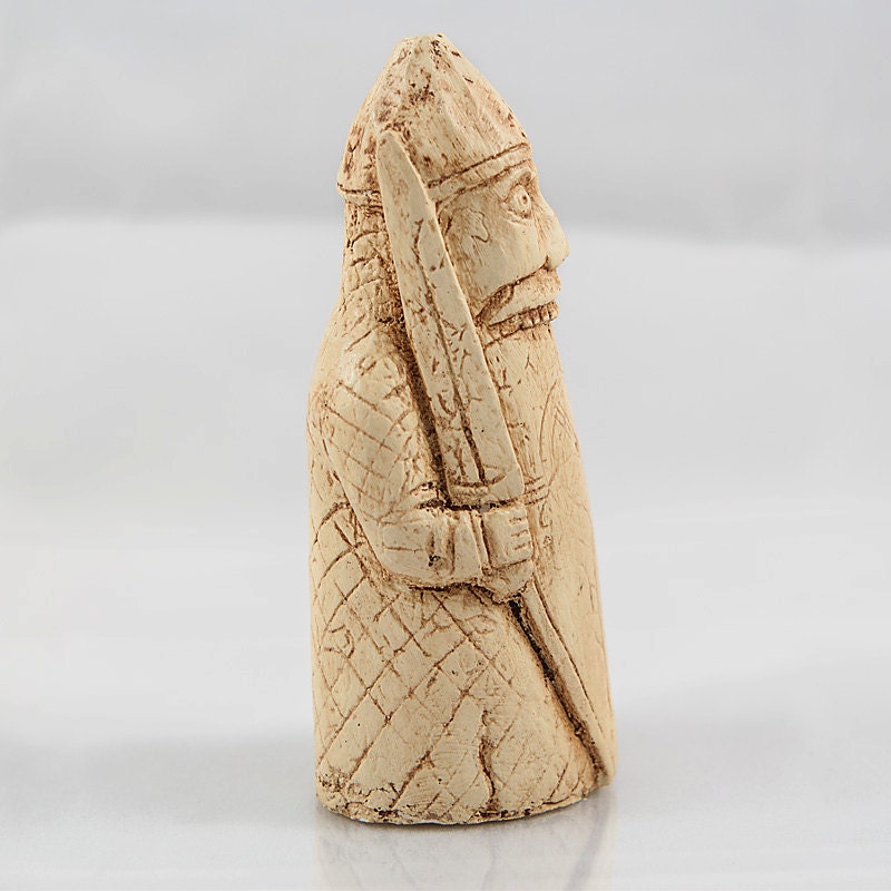 RARE Berserker, Isle of Lewis Chessmen, Chess Piece - Etsy