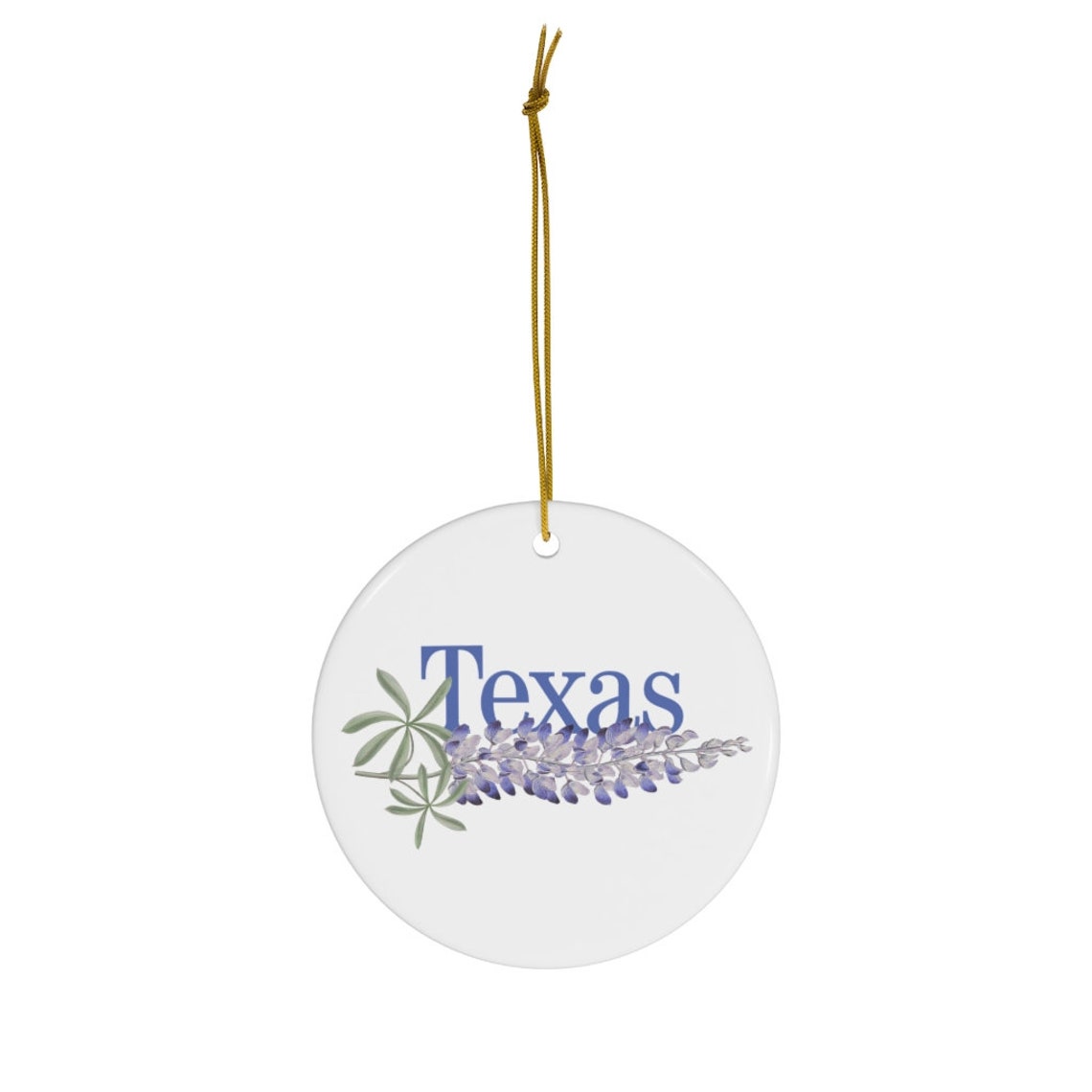 2023 Christmas Ornaments Texas State Gifts Bluebonnet - Etsy