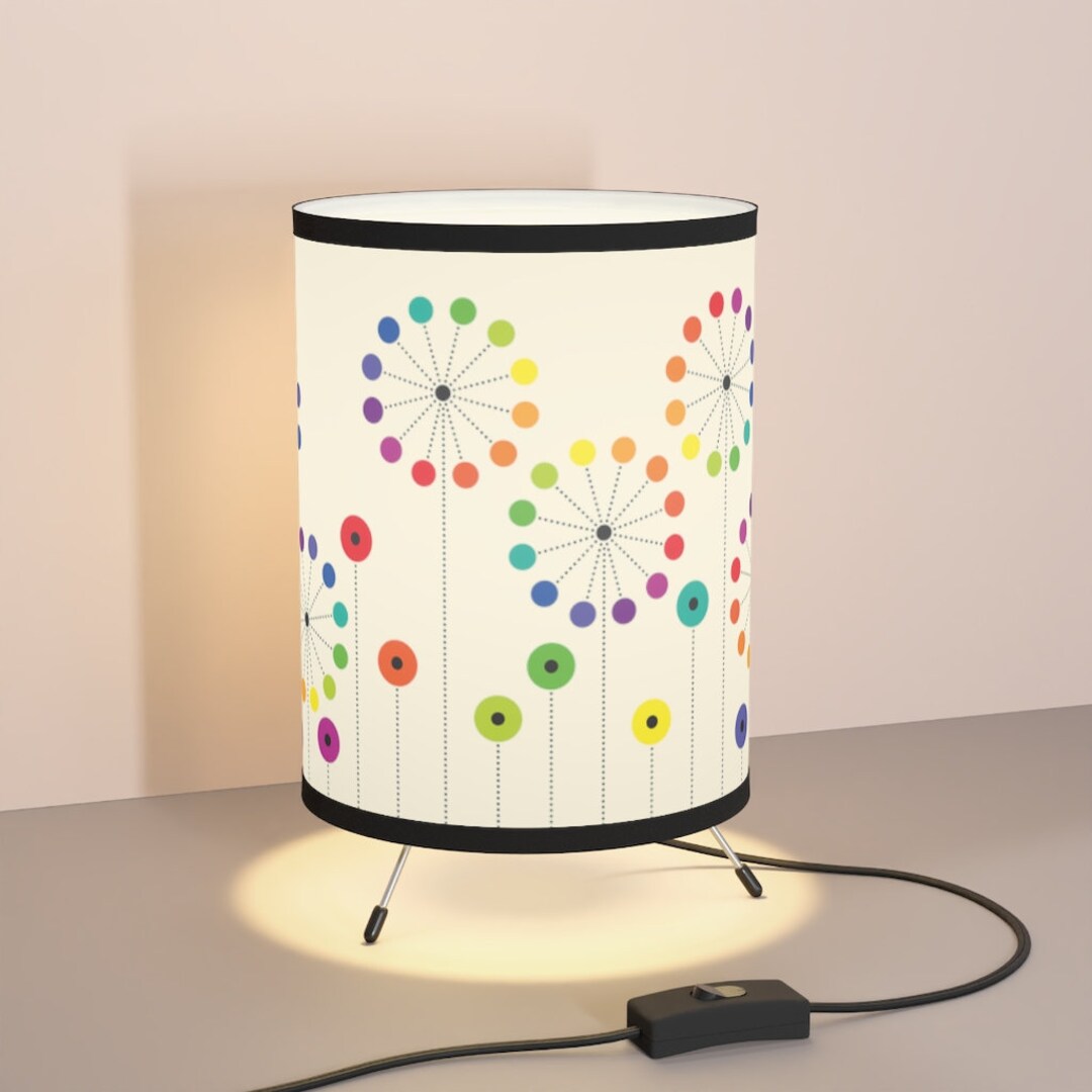 Artist Color Wheel | Rainbow Dot Lamp - Etsy