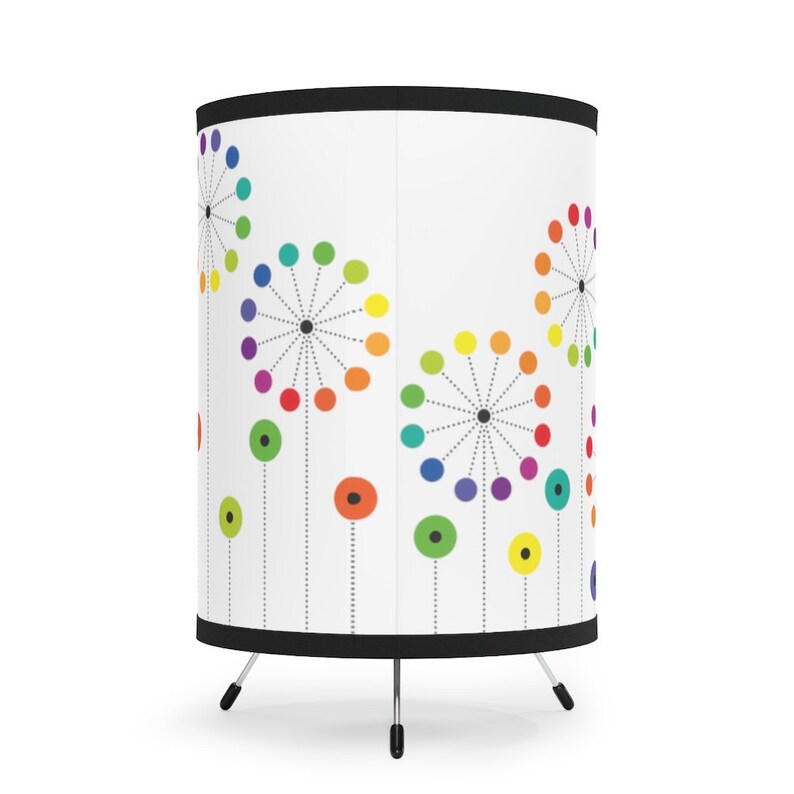 Artist Color Wheel | Rainbow Dot Lamp - Etsy