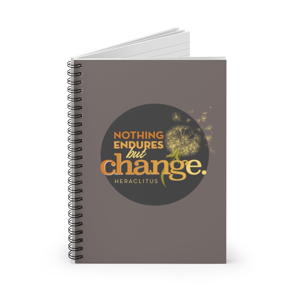 Stoicism Journal Inspirational Stoic Quote Nothing Endures but Change ...
