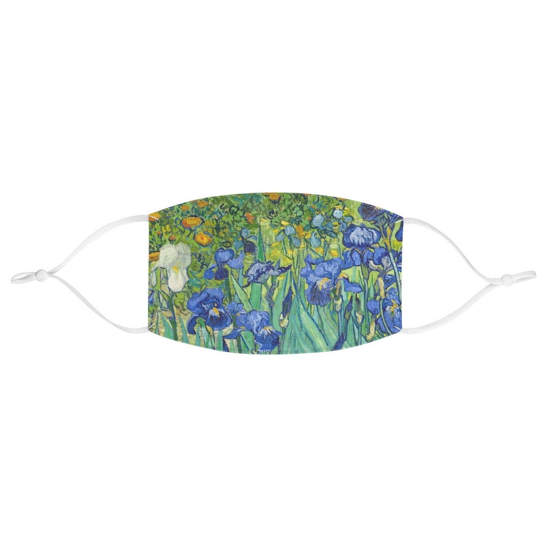 Vincent Van Gogh Irises Mask Van Gogh Fabric Face Mask - Etsy
