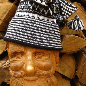 Handknit Scandinavian Cap, Traditional Swedish. Pattern is From Halland ...