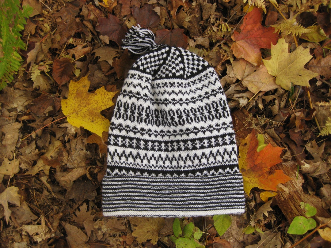 Handknit Scandinavian Cap, Traditional Swedish. Pattern is From Halland ...