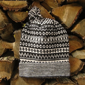 Handknit Scandinavian Cap, Traditional Swedish. Pattern is From Halland ...