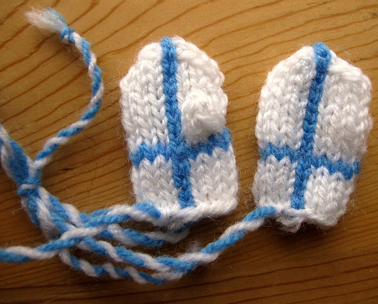 Finnish Flag Christmas Ornament Mittens - Please See the Rest of My ...