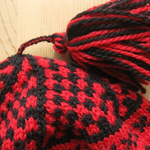 Handknit Scandinavian Cap, Traditional Swedish. Pattern is From Halland ...