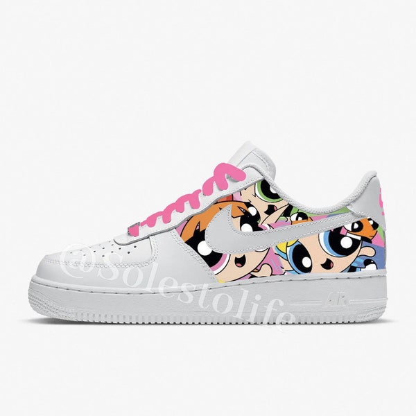 Air Force 1 Custom Powerpuff - Etsy