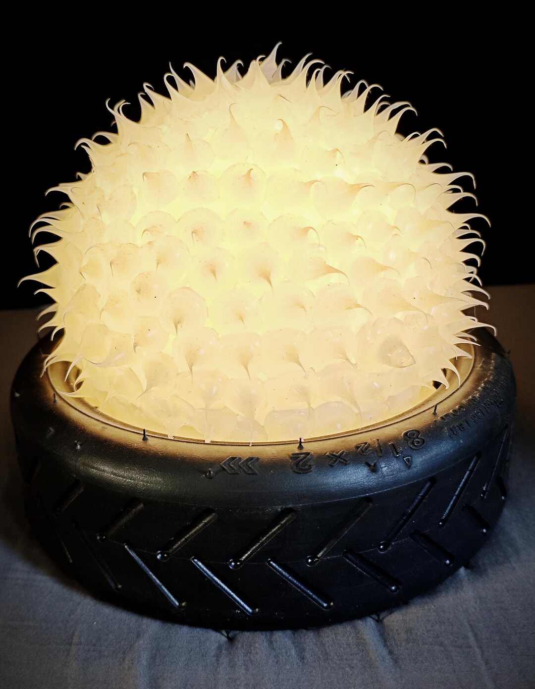 0825 Scooter Silicone Spikes Light. One of a Kind Wall/table Light ...