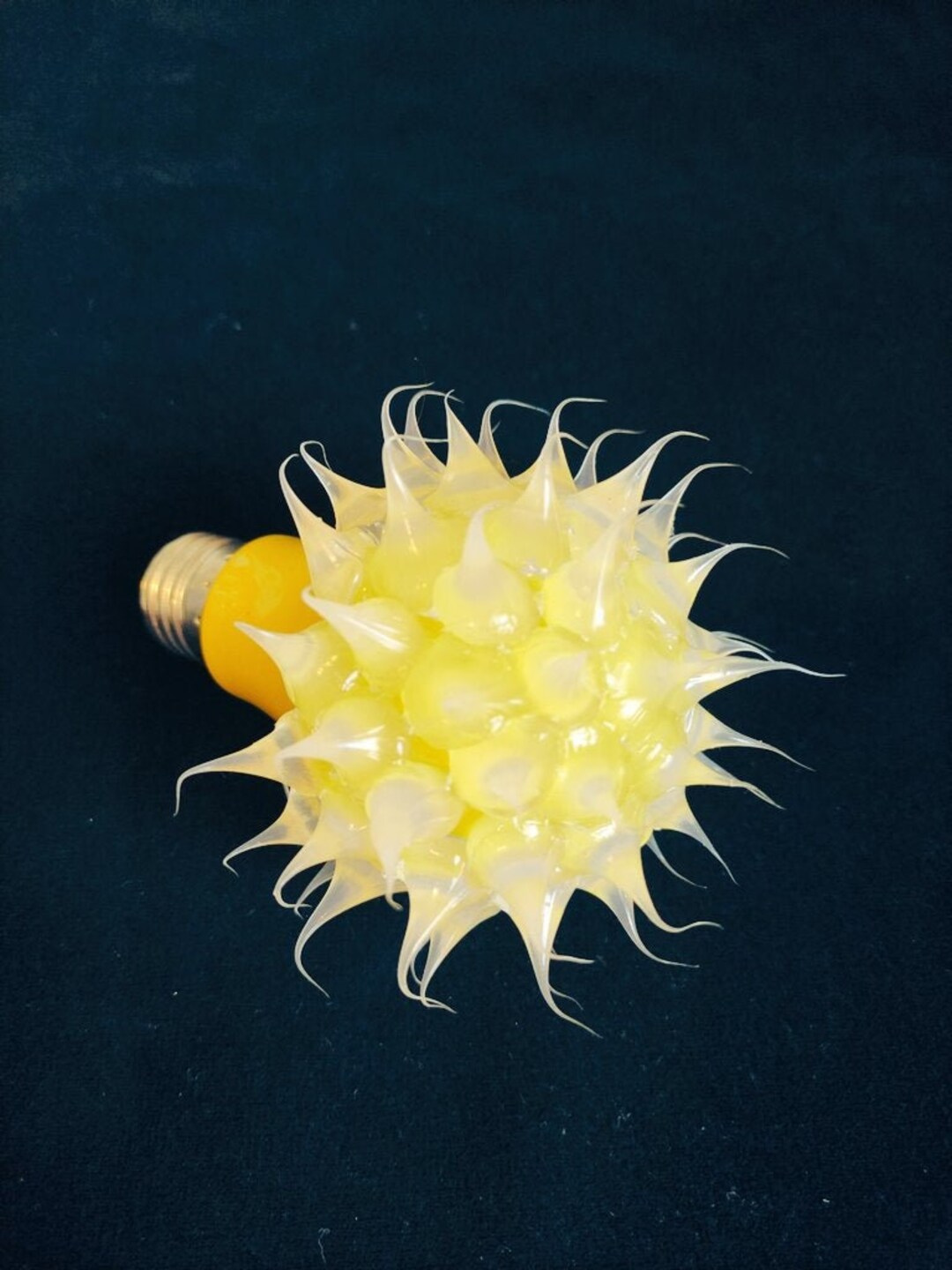 Etsy Exclusive! Yellow UBO Led Light. Silicon Drops Light Bulb. Hand ...