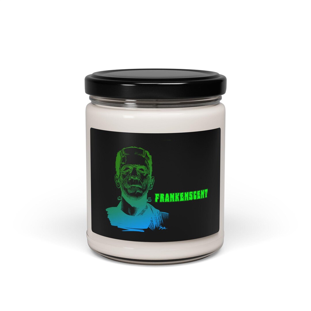 Frankenstein Scented Candle: Halloween Decor, Fall Fragrance - Etsy