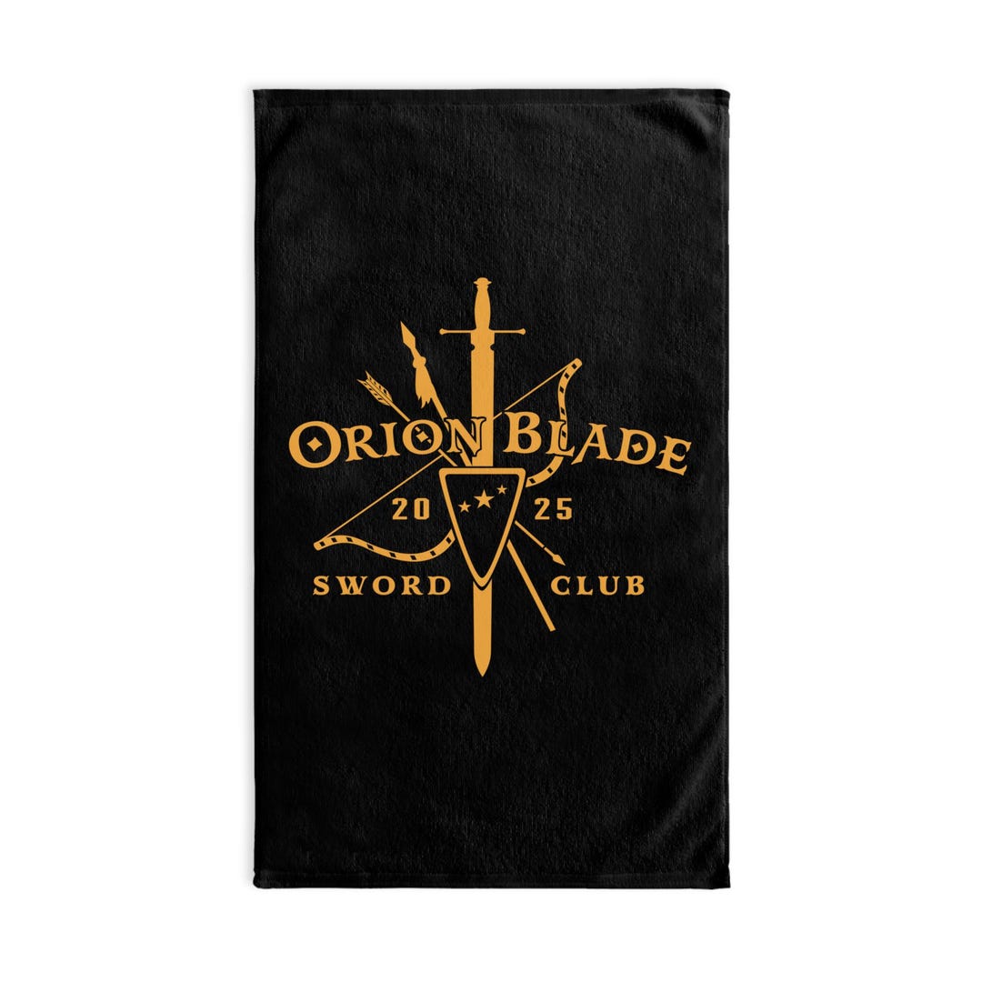 Orion Blade Sword Club Hand Towel | Martial Arts Gift - Etsy