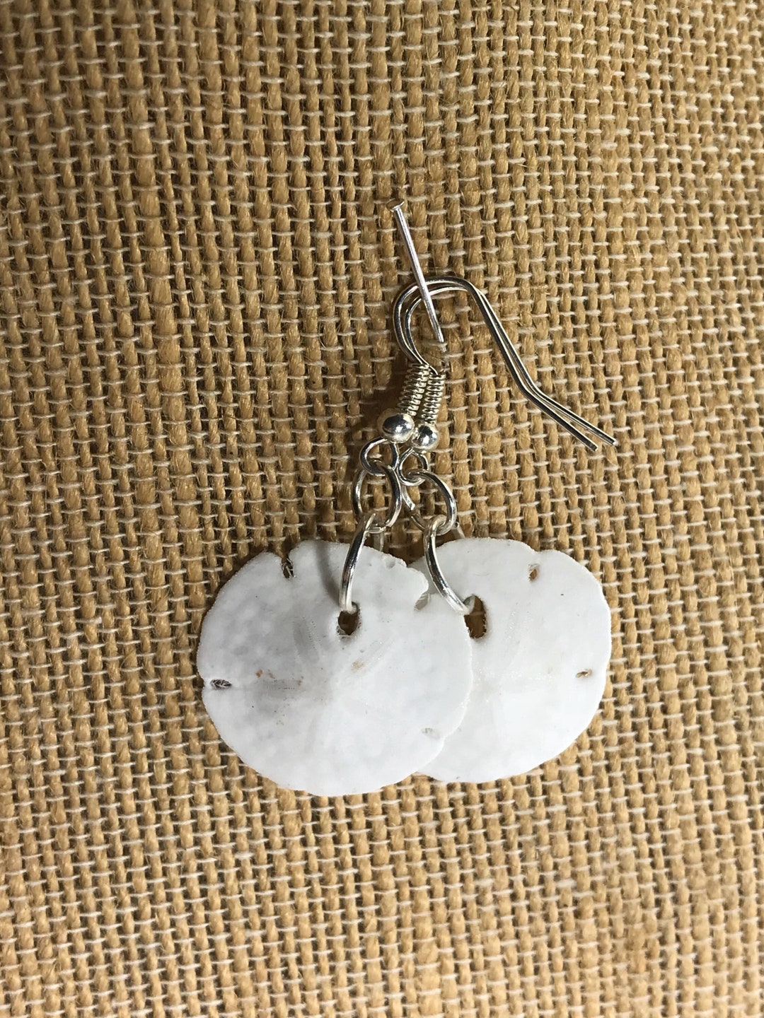Pendientes de dólar de arena hechos a mano: un regalo de joyería isleña ...