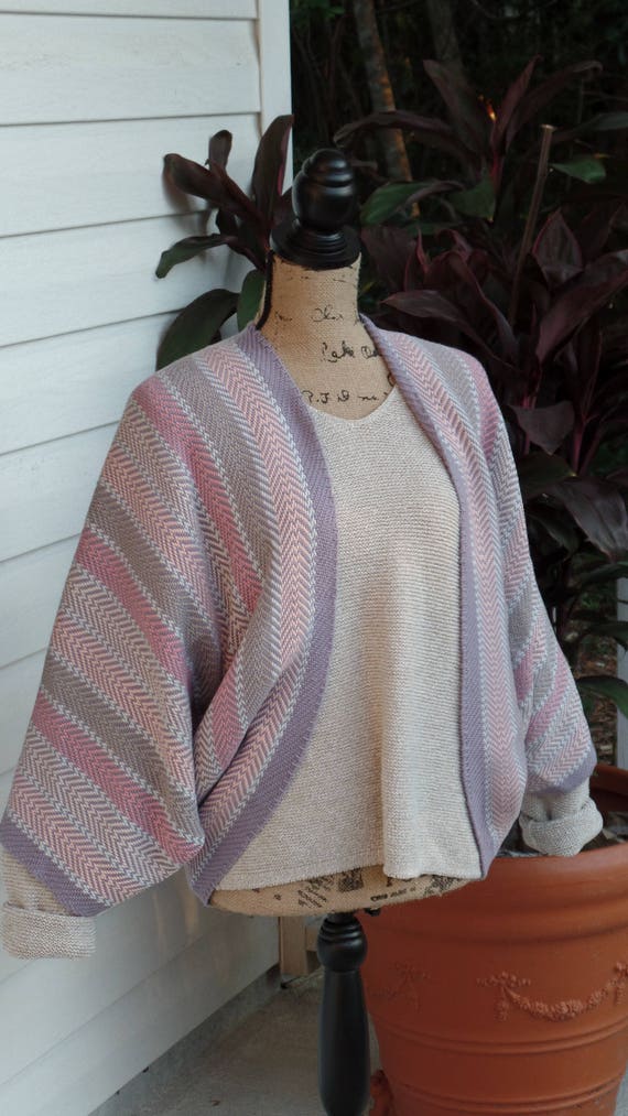Handwoven cocoon Pastel cocoon All-cotton cocoon Womens | Etsy