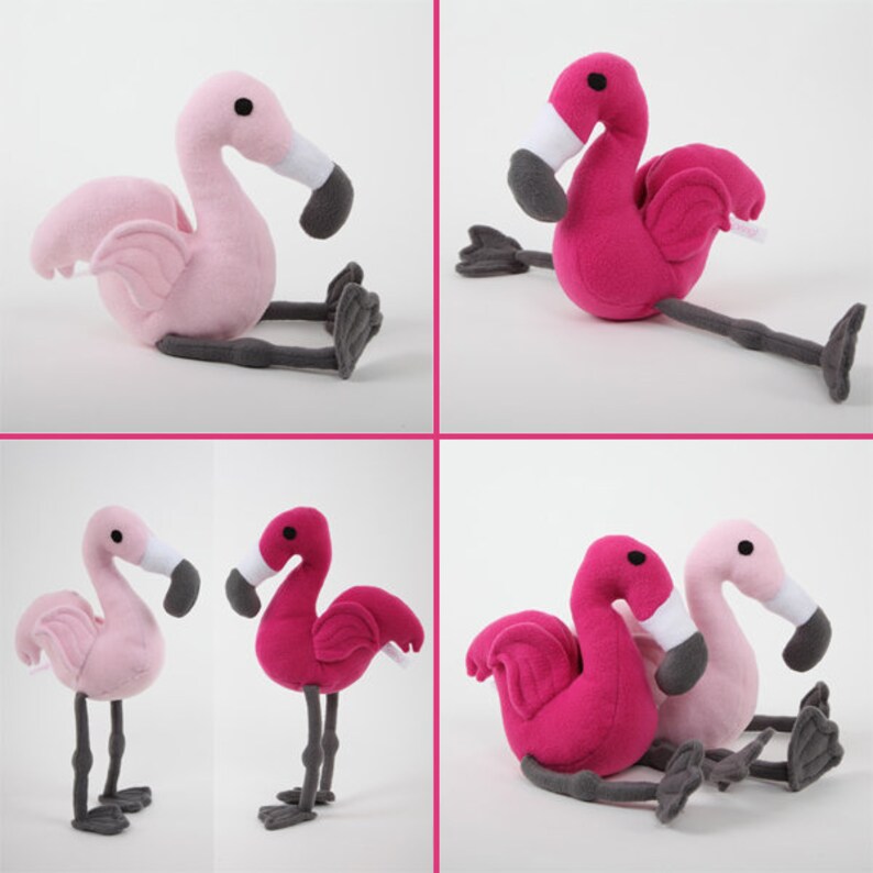 Flamingo Sewing Pattern + Tutorial - Etsy