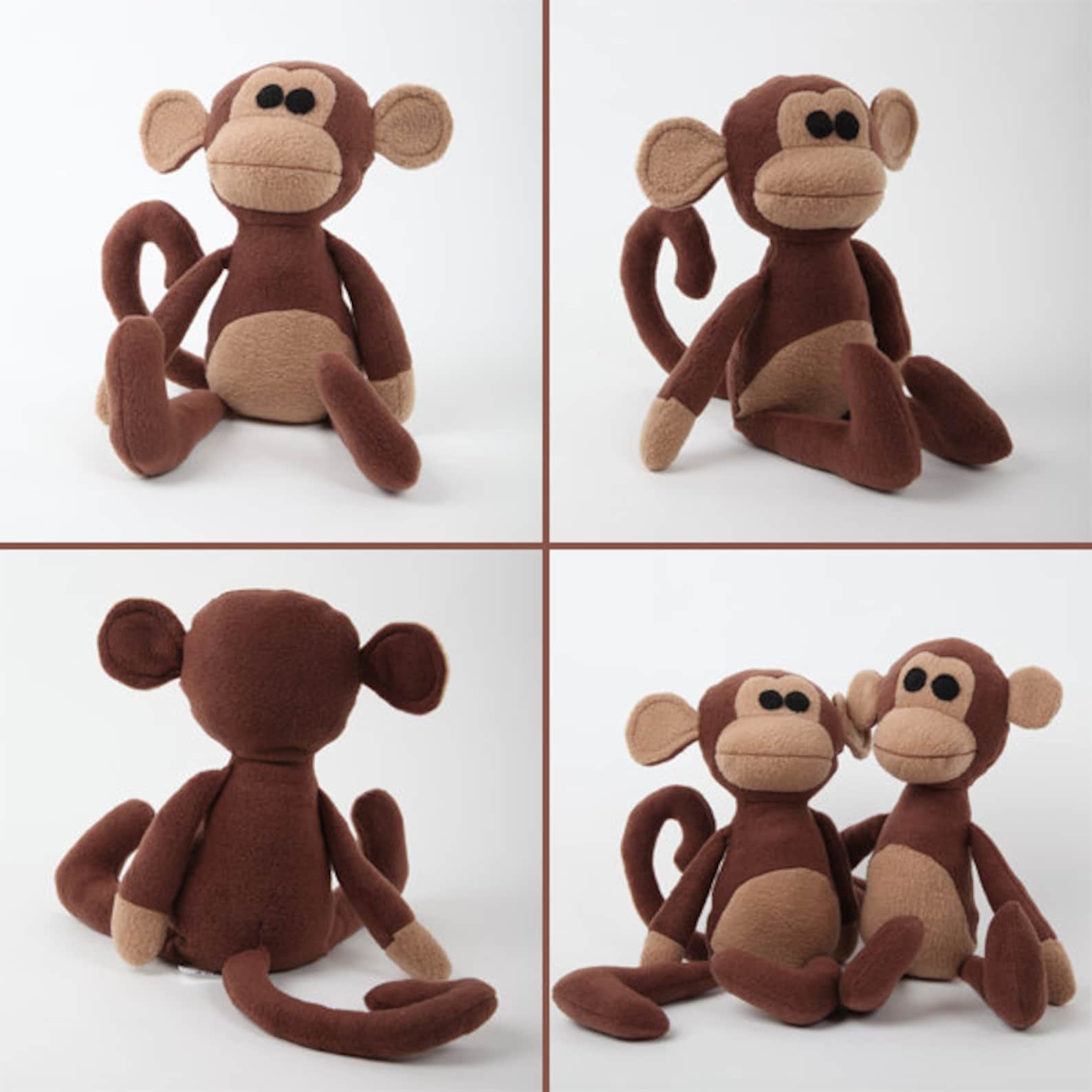 Monkey Sewing Pattern + Tutorial - Etsy