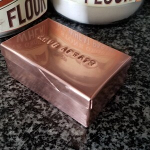 Solid Copper Box and Lid, Custom Stamping. Handmade. Wedding ...