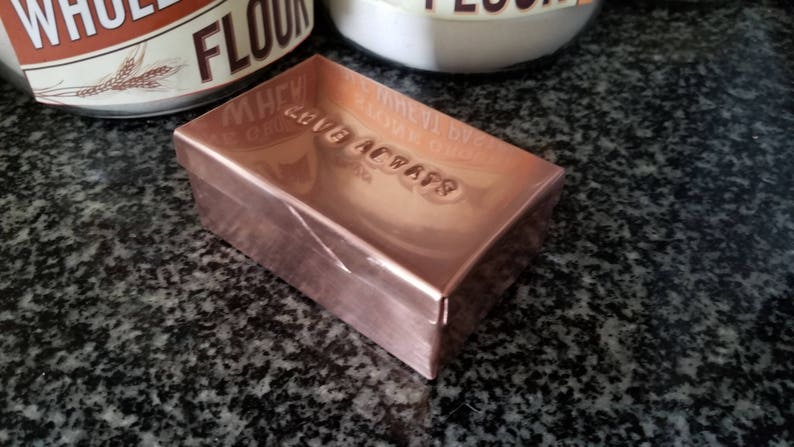 Solid Copper Box and Lid Custom Stamping. Handmade. Wedding - Etsy